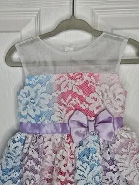 George | Dresses | Nwot George Baby Girl 36m Multicolor Formal Dress ...